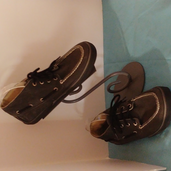 Sperry | Shoes | Mens Sperry Topsider High Tops Gray Canvas Sz 1 M ...